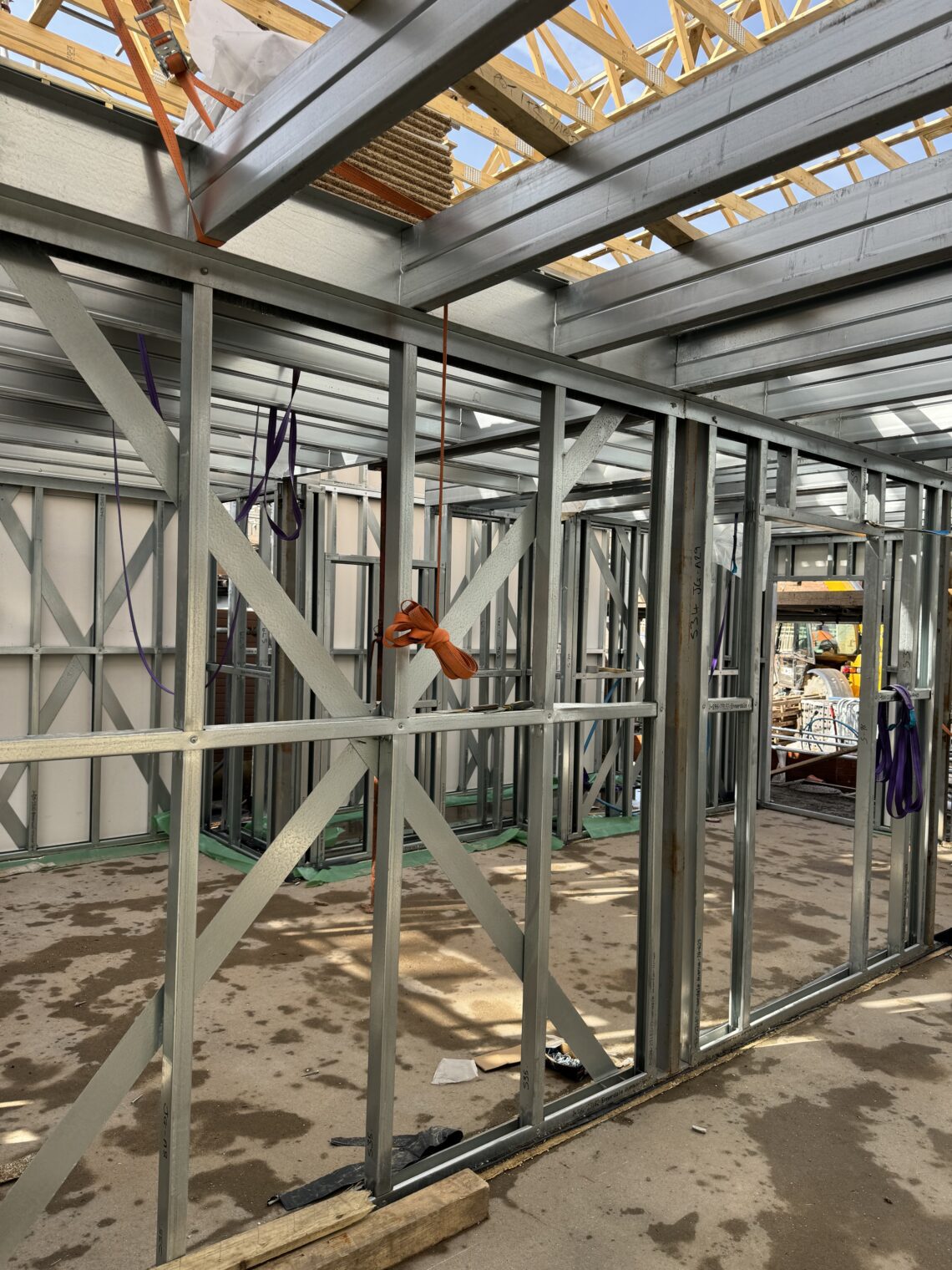 Building a community with low-rise steel frame